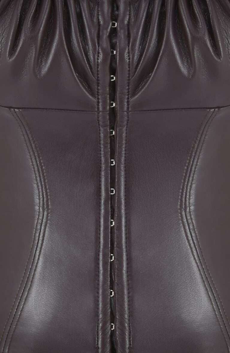 Coco Faux leather corset top - Women Corset